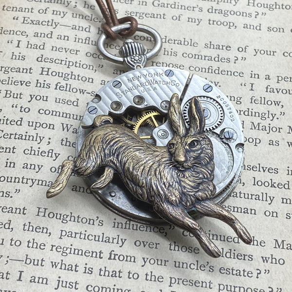 White Rabbit Watch Necklace - The Victorian Magpie